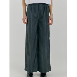 Chinohose NORR "NORR Trouser Novia", Damen, Gr. 38, Normalgr&ouml;&szlig;en, grau melange, Obermaterial: 80% Polyester, 20% Viskose, Hosen Chinohose