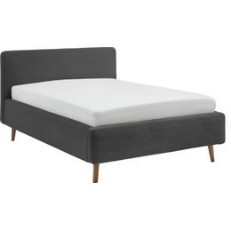Meise M&ouml;bel Polsterbett MEISE.M&Ouml;BEL, B:141cm H:105cm L:218cmanthrazit, Betten, "Mattis", Topseller, wahlweise mit Bettkasten