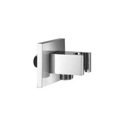 Herzbach Living Spa Brauseanschlussbogen 11.685400.2.01 mit starrem Halter, chrom