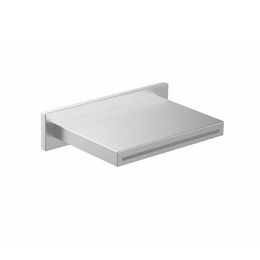 Herzbach Living Spa Schwallauslauf 11694000109 Edelstahl geb&uuml;rstet, Wandmontage