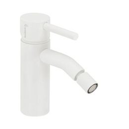Herzbach Deep White Bidetarmatur 23.233600.1.07 ohne Ablaufgarnitur, wei&szlig; matt