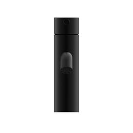 Herzbach DEEP BLACK Waschtischmischer M-Size 130mm 18.023300.1.12 Niederdruck mit PUSH-Ablauf Schwarz matt