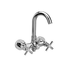 Herzbach Stilo Wannen-Zweigriffarmatur 14.952150.1.01 Aufputz, chrom