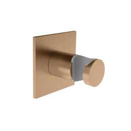 Herzbach Design iX PVD Wandhalter 21.994100.2.39 Copper Steel, Rosette 70x70mm