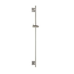 Herzbach Design iX Dusch-Wandstange 17.965900.2.09 900 mm, Rosette 70x70mm, Edelstahl geb&uuml;rstet