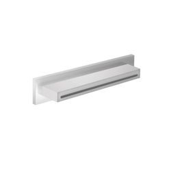 Herzbach Living Spa Schwall-Wandauslauf 11.697000.1.01 Edelstahl poliert, f&uuml;r Wand-Aufputzmontage