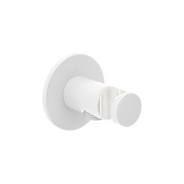 Herzbach Deep White Brauseanschlussbogen 23.685200.1.07 mit Konushalter starr, wei&szlig; matt