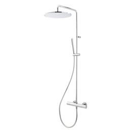 Herzbach Living Spa Duschs&auml;ule 11.988230.1.01 &Oslash; 300 mm, mit Stabhandbrause Kunststoff, chrom