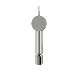 Herzbach DEEP iX Bidet-Einlochbatterie 18.023360.1.09 mit Zug-Ablaufgarnitur Edelstahl