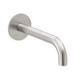 Herzbach Deep IX Wandauslauf 28.142000.1.09 Edelstahl geb&uuml;rstet, 210 mm, 1/2"