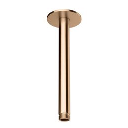 Herzbach Design iX PVD Deckenarm 21.964820.1.39 Copper Steel, f&uuml;r Regenbrause, 200mm, mit Rosette d= 70mm
