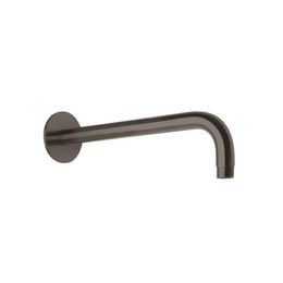 Herzbach Design iX PVD Wandarm 21.960350.1.40 Black Steel, f&uuml;r Regenbrause, 350mm, mit Rosette d= 70mm