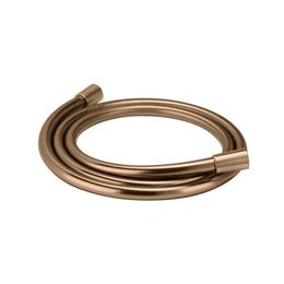 Herzbach LIVING SPA Kunststoff-Brauseschlauch 125 cm 21.925300.1.39 mit Drehkonus, Brauseschlauch 1250 mm, Copper Steel