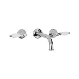 Herzbach Anais Classic Fertigmontageset 32.959000.3.01 UP-Waschtisch-Dreiloch-Armatur, Hebelgriffe, chrom