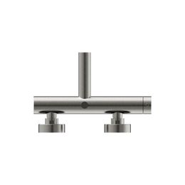 Herzbach DESIGN iX Wannenbatterie 17.130215.1.09 Aufputz Edelstahl