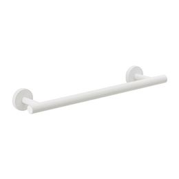 Herzbach Deep White Wannengriff/Handtuchhalter 23.817000.1.07 300mm, Wandmontage, Befestigung verdeckt, wei&szlig; matt