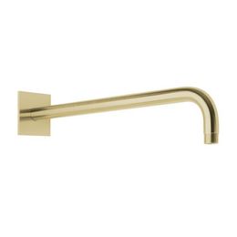 Herzbach Design iX PVD Wandarm 21.960450.2.41 Brass Steel, f&uuml;r Regenbrause, 450mm, mit Rosette 70x70mm