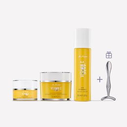 M. Asam VITAMIN C Nat&uuml;rlicher Glow Gesichtspflege Routine 4-teilig