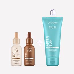 M. Asam SUN Sommerbr&auml;une & UV-Schutz Set 3-teilig