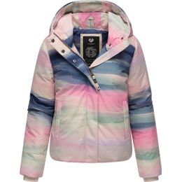 Winterjacke Ragwear "Amarrena", Damen, Gr. M (38), beige (ecru), Obermaterial: 100% Polyester. Innenfutter: 100% Polyester. Wattierung: 100% Polyester, l&auml;ssig geschnitten h&uuml;ftlang, hoch geschlossener Ausschnitt, &Auml;rmel ohne &Auml;rmelschlitz Rippstrickb&uuml;ndchen, Jacken Winterjacke, Wasserdichte Damen Steppjacke mit modischem Farbverlauf