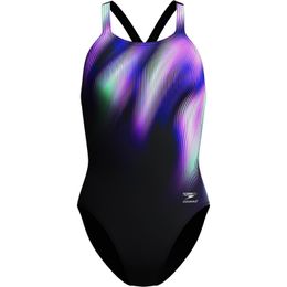 Speedo Placement Schwimmanzug Damen - Gr&ouml;&szlig;e 42 - schwarz