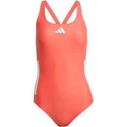 Adidas 3S BLD Schwimmanzug Damen - Gr&ouml;&szlig;e 40 - rot