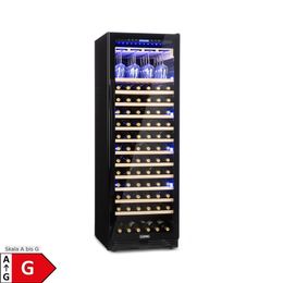 Klarstein Vinovilla Grande 165 Built-in Uno Onyx Weink&uuml;hlschrank 433 Ltr 165 Fl. Schwarz 165 Flaschen 1 K&uuml;hlzone