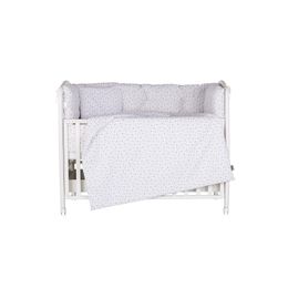Chipolino Kinderbettw&auml;sche 9-teilig 140x70cm Baumwolle Kissen Decke Bez&uuml;ge Laken grau