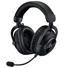 Logitech PRO X 2 LIGHTSPEED Kabelloses Gaming-Headset + St&auml;nder, Schwarz