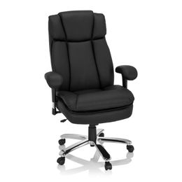 hjh OFFICE XXL Drehstuhl BUILDER XXL I Kunstleder mit Armlehnen (h&ouml;henverstellbar)