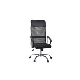 hjh OFFICE Home Office Chefsessel Stryka Net Netzstoff mit Armlehnen