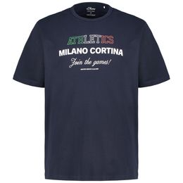 Herren Gro&szlig;e Gr&ouml;&szlig;en | s.Oliver T-Shirt mit Print Farbe dunkelblau Gr&ouml;&szlig;e: 3XL