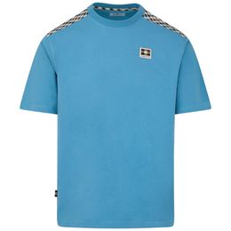 Aquascutum Active Insert Lamina Avio Blue T-shirt