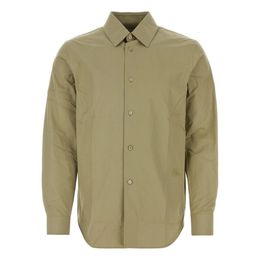 Burberry Equestrian Knight-Motiv Button-Down-Hemd Hunter Green Casual Shirt