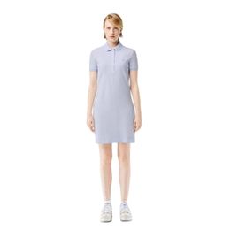 Lacoste - Polo-Kleid f&uuml;r Damen, Mit Kragen (Hellblau)