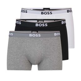 BOSS - "Bodywear" Boxershorts f&uuml;r Herren (3er-Pack) (Schwarz/Wei&szlig;/Grau)