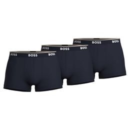 BOSS - "Bodywear" Boxershorts f&uuml;r Herren (3er-Pack) (Blau)