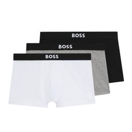 BOSS - "Bodywear" Boxershorts f&uuml;r Herren (3er-Pack) (Schwarz/Grau/Natur)
