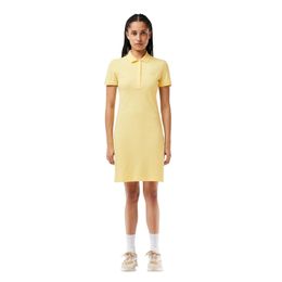 Lacoste - Polo-Kleid f&uuml;r Damen, Mit Kragen (Gelb)