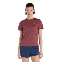 New Balance Athletics T-Shirt Bekleidung Damen rot