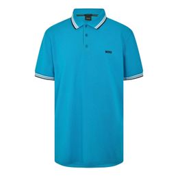 BOSS - "Paddy Euro" Poloshirt f&uuml;r Herren (T&uuml;rkis/Aquablau)