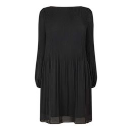 BOSS - Kleid f&uuml;r Damen, Kniel&auml;nge, Lang&auml;rmlig (Schwarz)