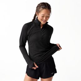 Brooks Dash 1/2 Zip 3.0 Bekleidung Damen schwarz
