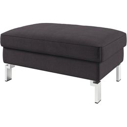 Polsterhocker 3C CANDY "Lecce", grau, B:90cm H:45cm, Hocker, Polsterhocker, Passend zur Serie Lecce