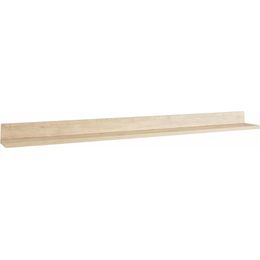 Wandregal Home Affaire "Palma", braun (eichefarben), Holzwerkstoff, Regale, Wandregal, Breite 158 cm