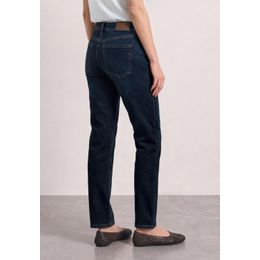 Street One Damen Comfort-fit-Jeansdunkelblau clean washed, Gr. 28, unifarben, Jeans, 72% Baumwolle, 25% Polyester, 3% Elasthan, Jeans, 5-Pocket-Style