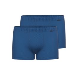 Retro Pants Ammann "2er Pack Retro Short Day Modern", Herren, Gr. 5, saphir, Obermaterial: 57% Modal CMD. 35% Baumwolle CO. 8% Elasthan EL., Unterhosen