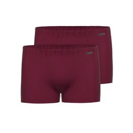 Retro Pants Ammann "2er Pack Retro Short Day Modern", Herren, Gr. 7, bordeaux, Obermaterial: 57% Modal CMD. 35% Baumwolle CO. 8% Elasthan EL., Unterhosen