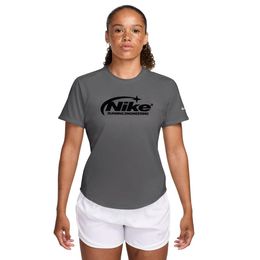 Nike Swift Dri-Fit Short Sleeve Disrupt Top Bekleidung Damen braun XL