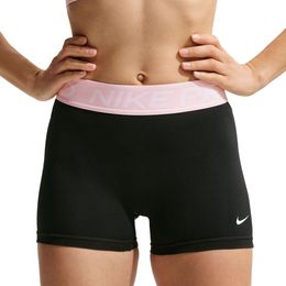 Nike Pro Dri-Fit 365 Mid-Rise 3-Inch Shorts Bekleidung Damen schwarz L